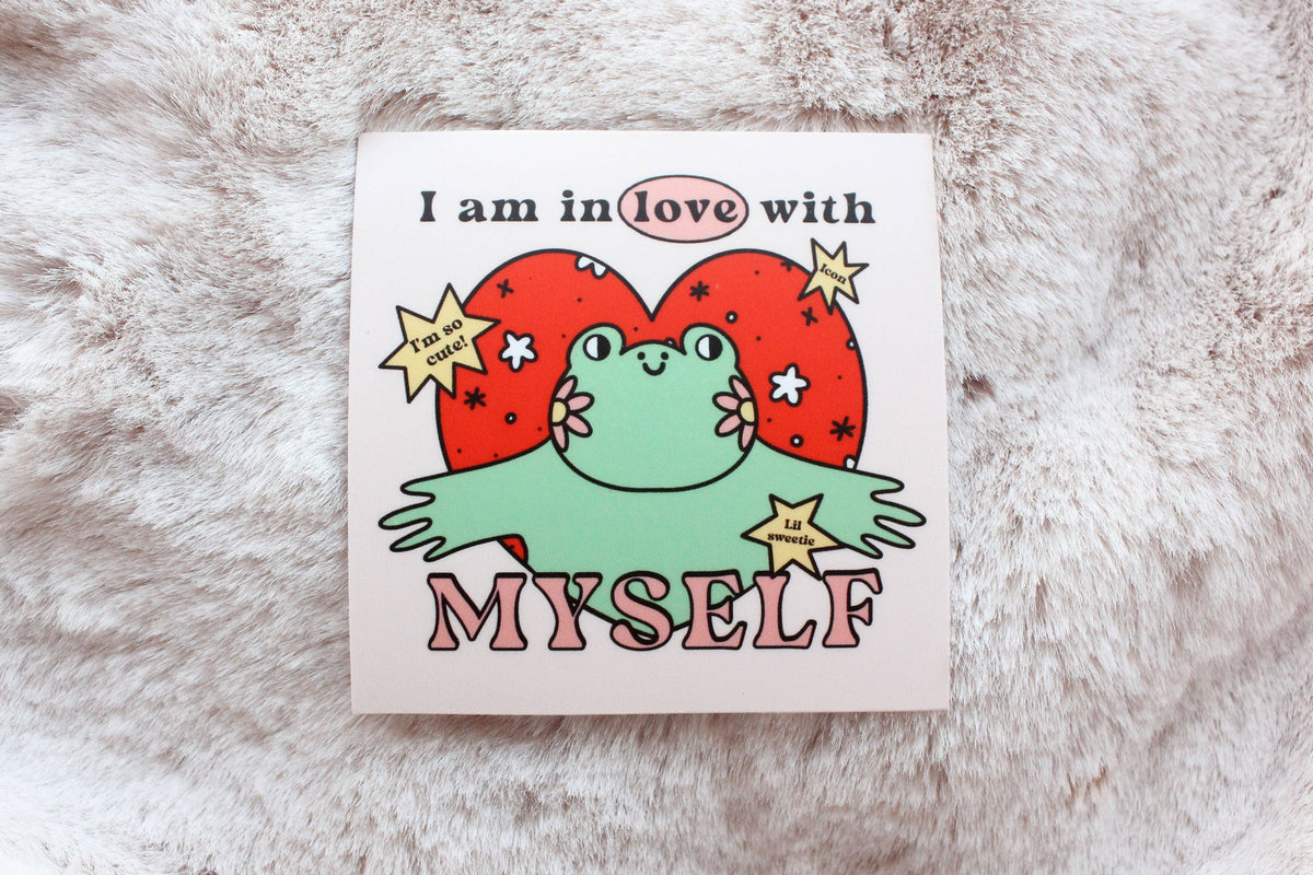 Love Myself Frog Sticker | Humboldt House