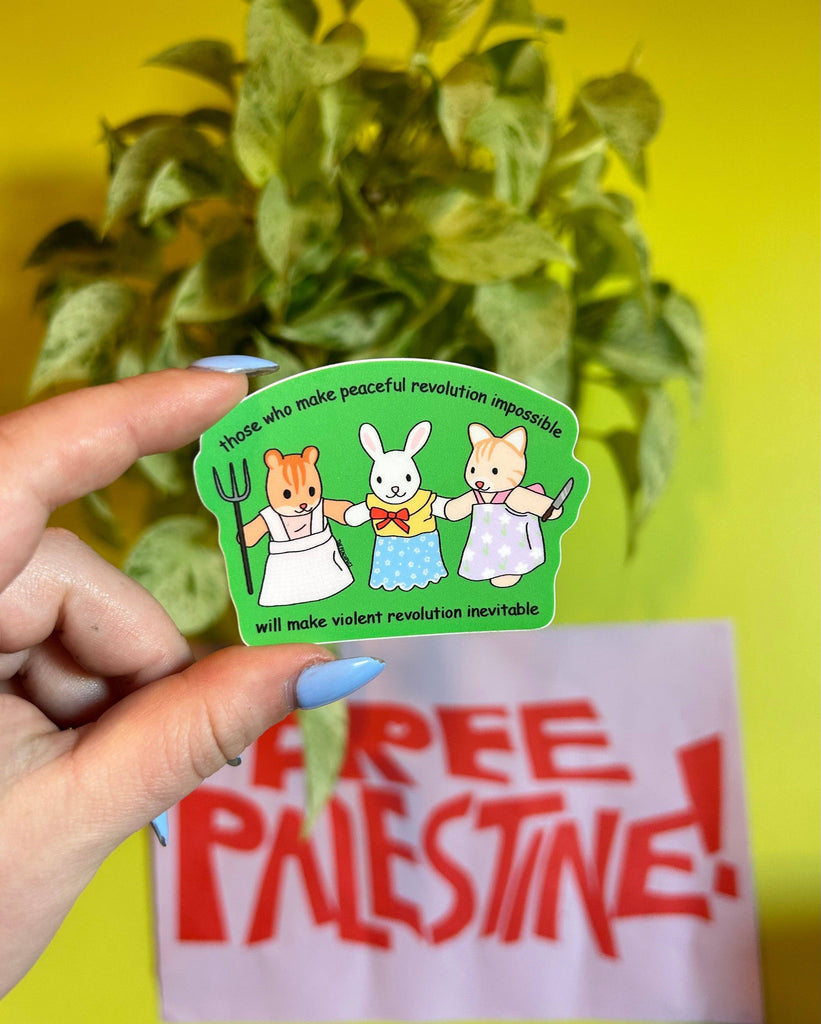 Violent Revolution Critter Sticker | Humboldt House