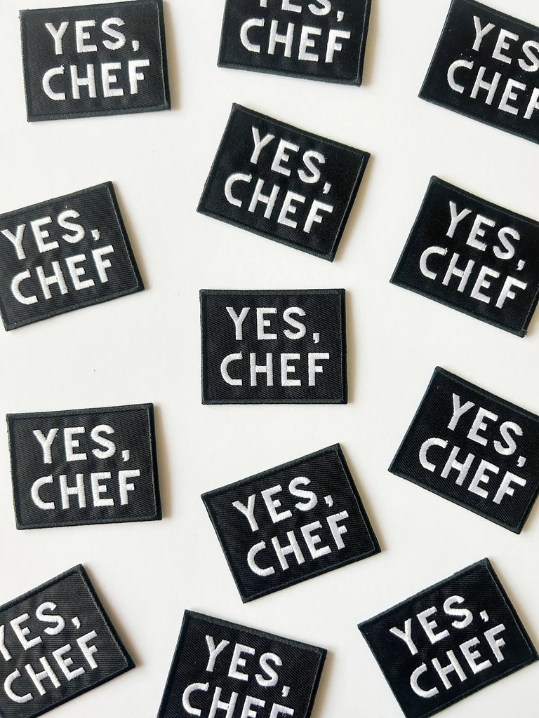 Yes Chef Embroidered Iron-On Patch | Humboldt House