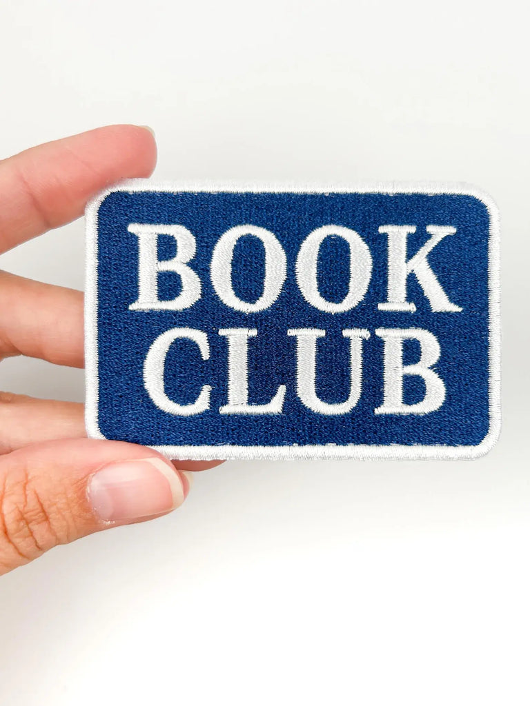Book Club Embroidered Iron-On Patch | Humboldt House