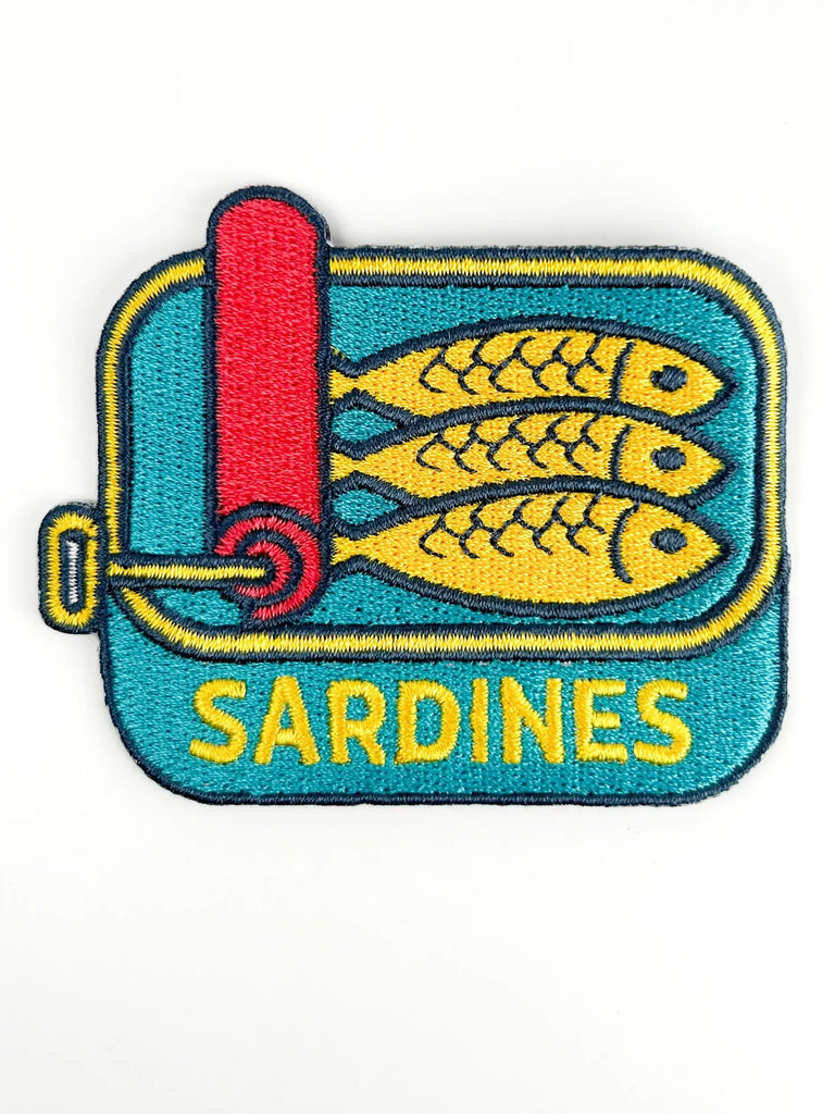 Sardines Embroidered Iron-On Patch | Humboldt House