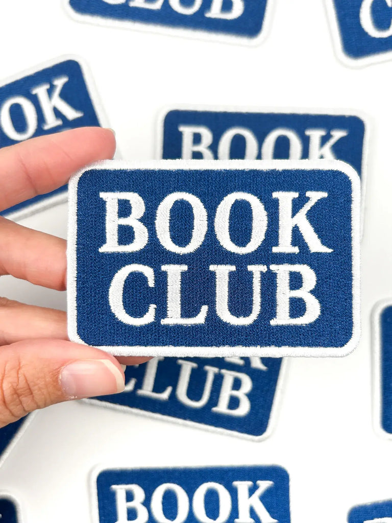 Book Club Embroidered Iron-On Patch | Humboldt House