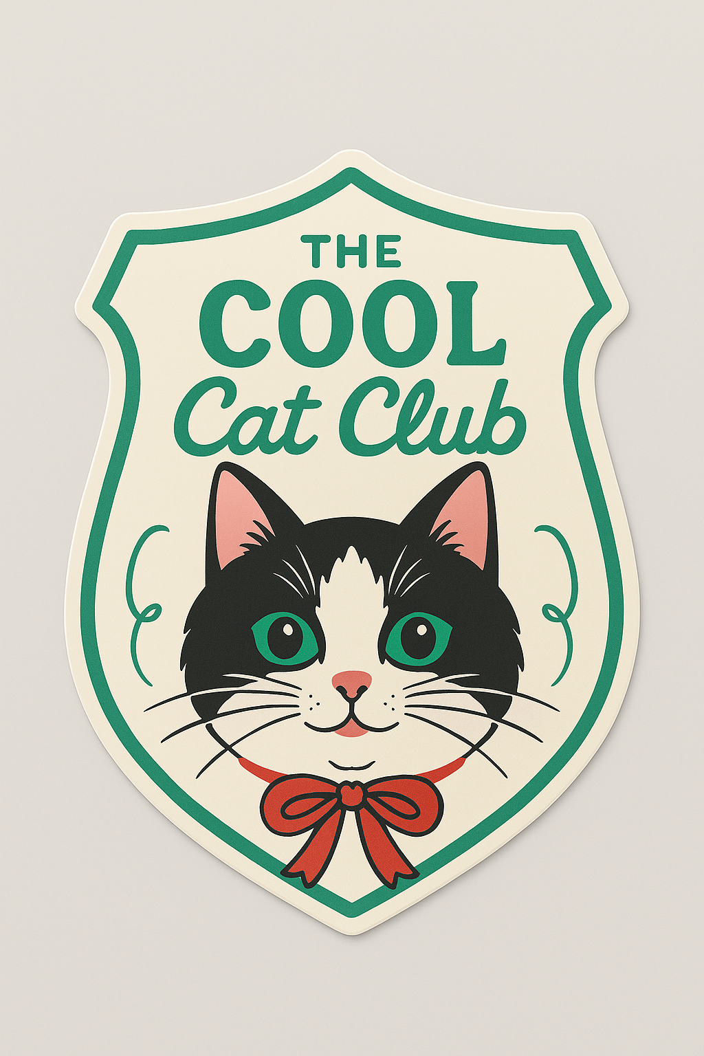 Cool Cat Club Sticker | Humboldt House