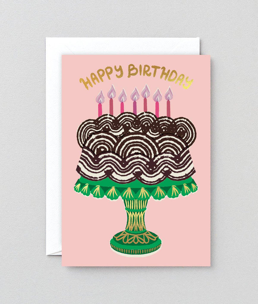 Cake & Candles Happy Birthday Greeting Card | Humboldt House