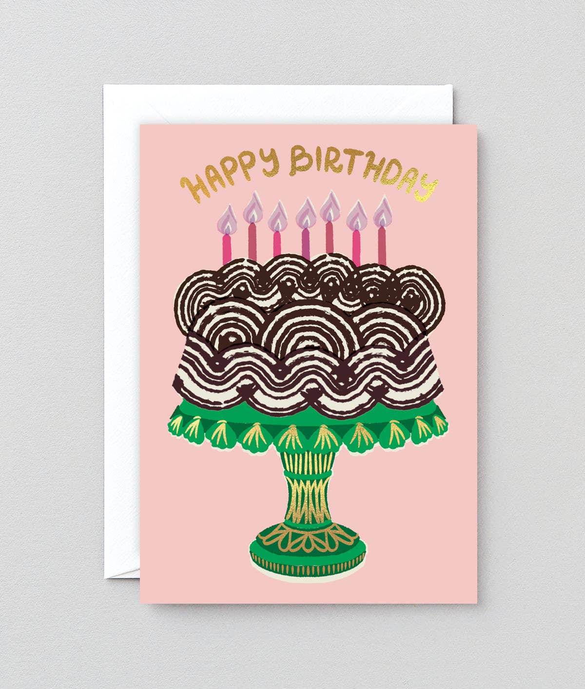 Cake & Candles Happy Birthday Greeting Card | Humboldt House